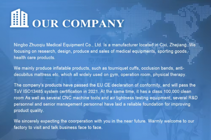China Ningbo Zhuoqiu Medical Equipment Co.,Ltd. company profile